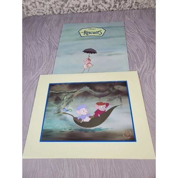 Disney | Art | 999 Disney Store Exclusive Lithograph The Rescuers 11x14 ...